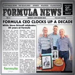 10 and 20 years at Formula - Congratulations - Formula Interiors